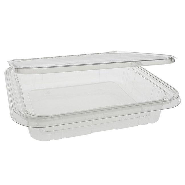 Earthchoice Shallow Rpet Tamper-evident Hinged Lid Deli Container| 35 ...
