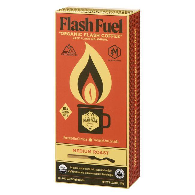 Canadian Heritage Organics Organic Flash Fuel Medium Roast Coffee| 35 Gram