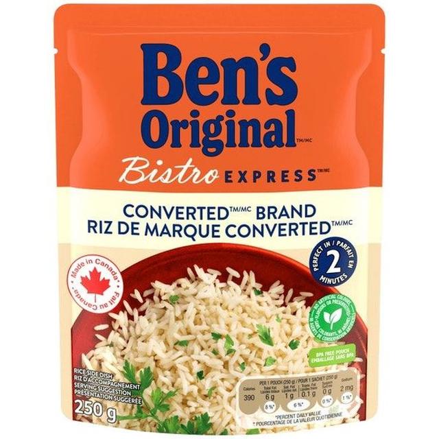 Ben's Original Rice Riz blanc étuvé à grains longs convertis Bistro ...