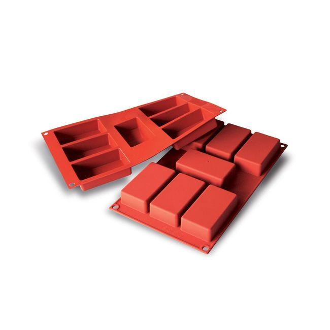 Silikomart Siliconflex Alimentary Silicone 7 Cavities Rettangolo Mold|3 ...