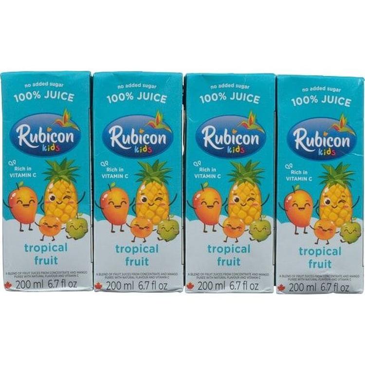 Rubicon Tropical Fruit Exotic Juice Drink 8x4x200ml - NSA